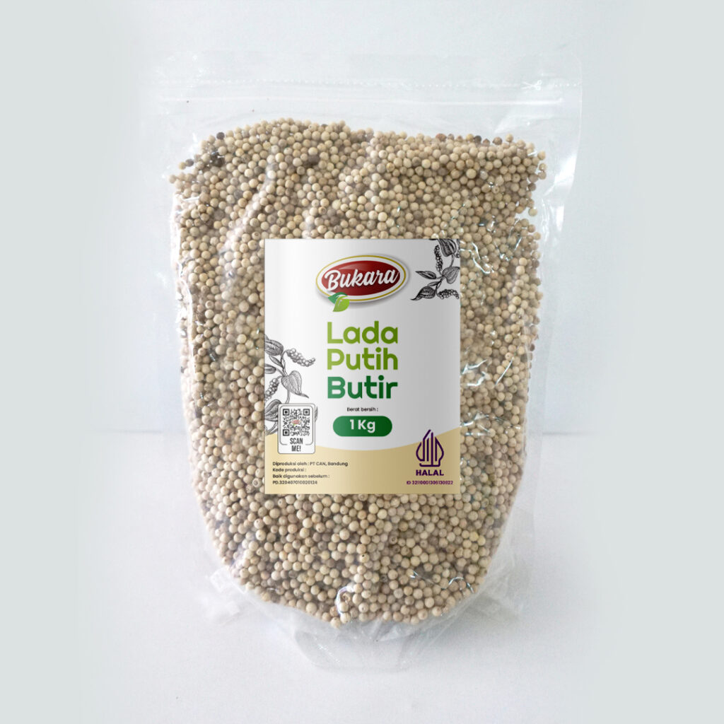 Lada Putih Butir 1.000 gram/ Merica Putih Butir Premium Quality ...