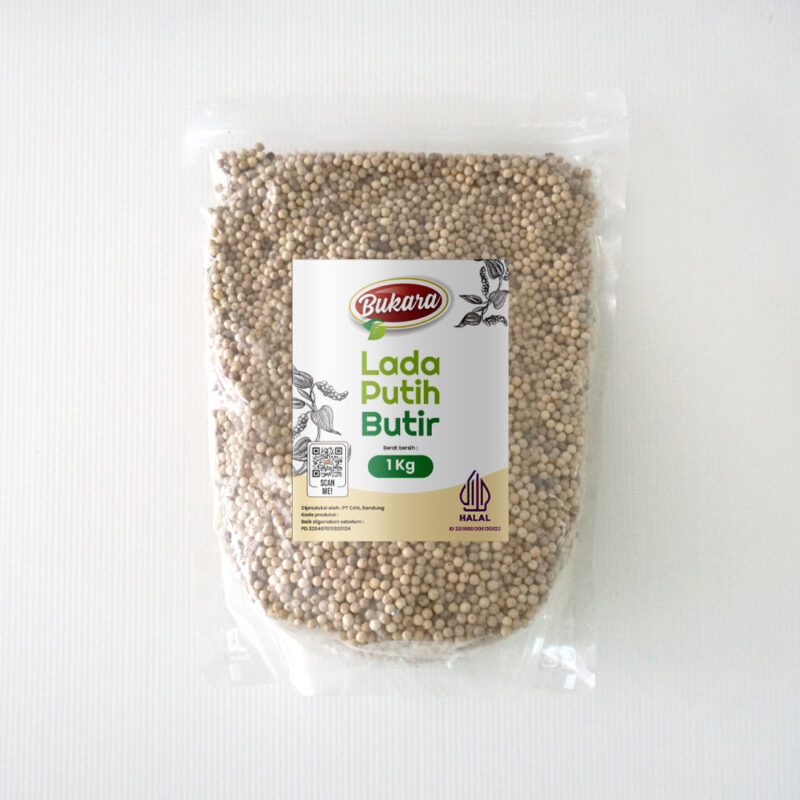 Lada Putih Butir 1.000 gram/ Merica Putih Butir Premium Quality ...