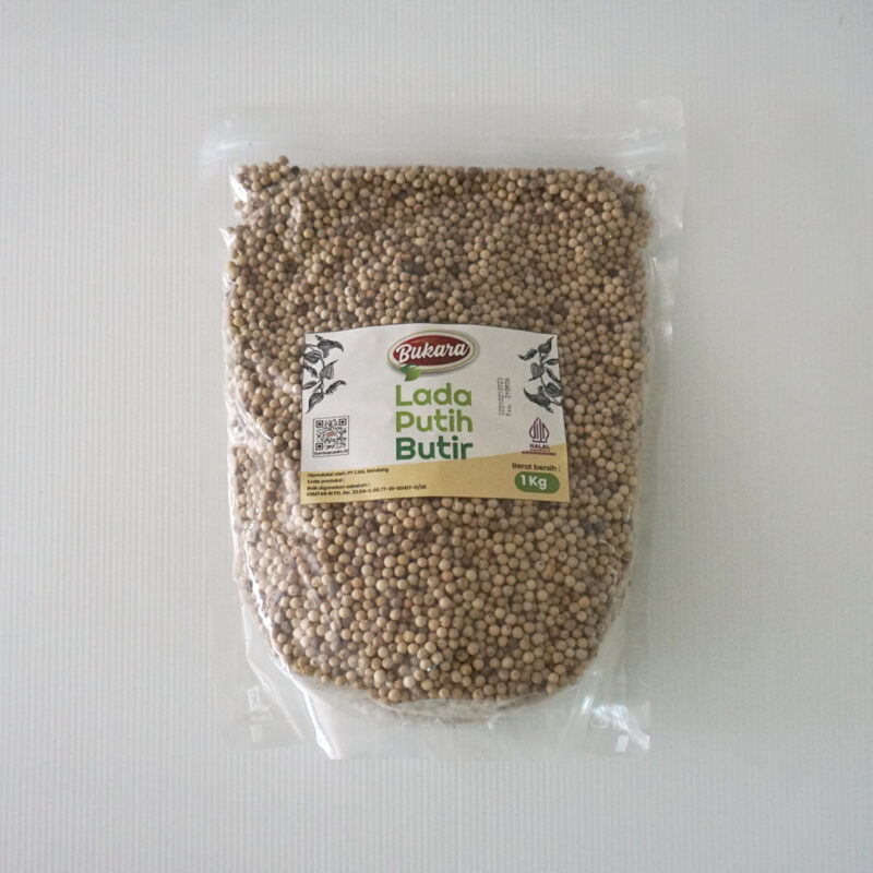Lada Putih Butir 1.000 gram/ Merica Putih Butir Premium Quality ...