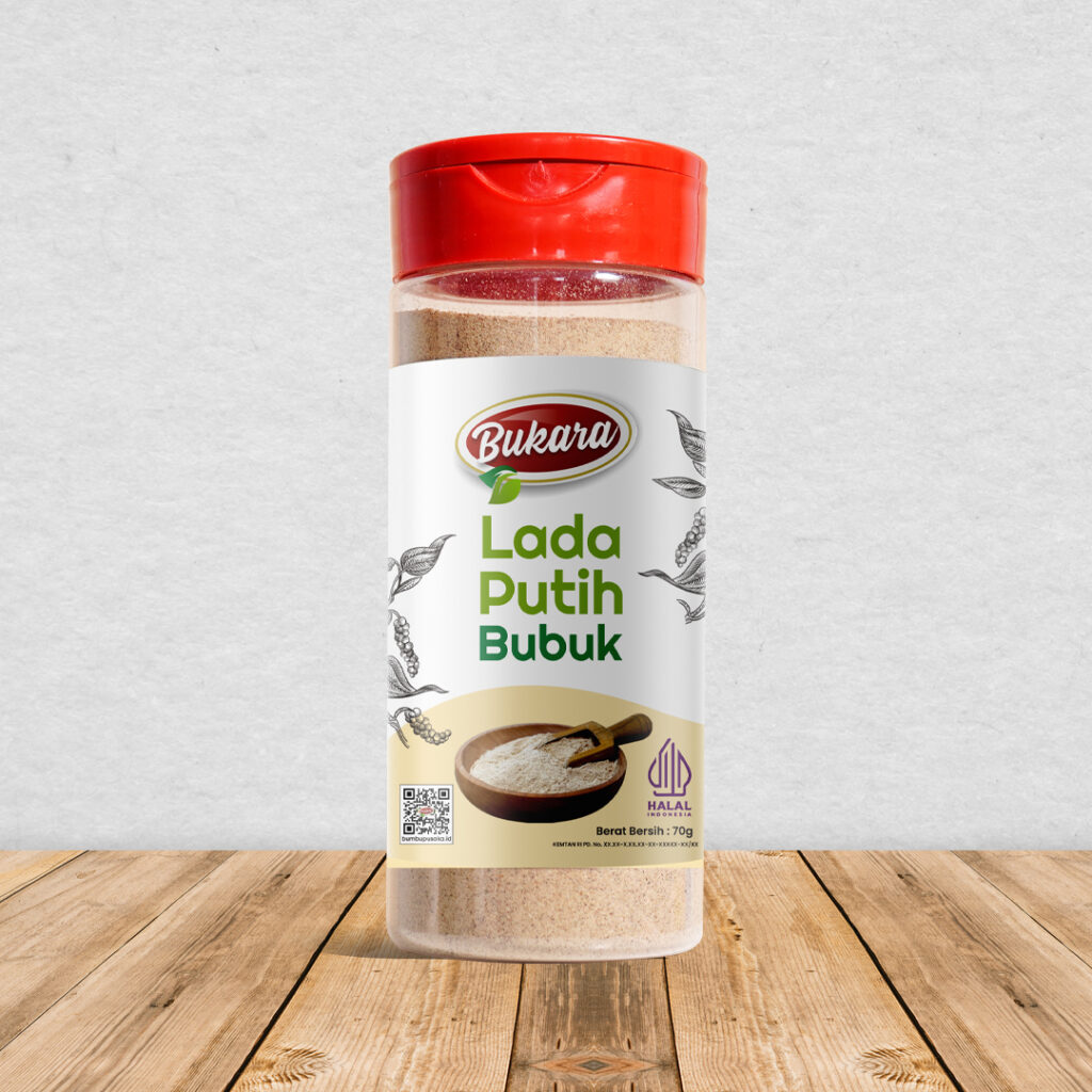 Lada Putih Bubuk 70gram/ Merica Putih Bubuk Premium Quality - Bukara ...
