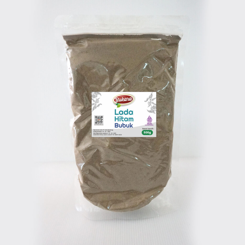 Lada Hitam Bubuk Plastik 500 gr / Merica Hitam Bubuk Premium Quality ...