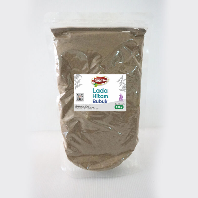 Lada Hitam Bubuk Plastik 500 gr / Merica Hitam Bubuk Premium Quality ...