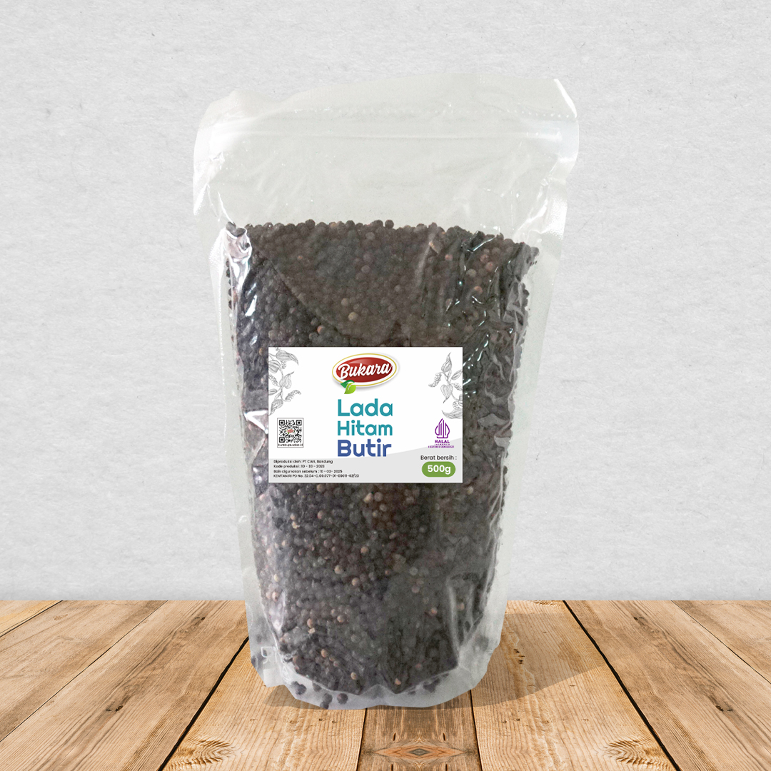 Lada Hitam Bubuk Plastik 500 gr / Merica Hitam Bubuk Premium Quality ...