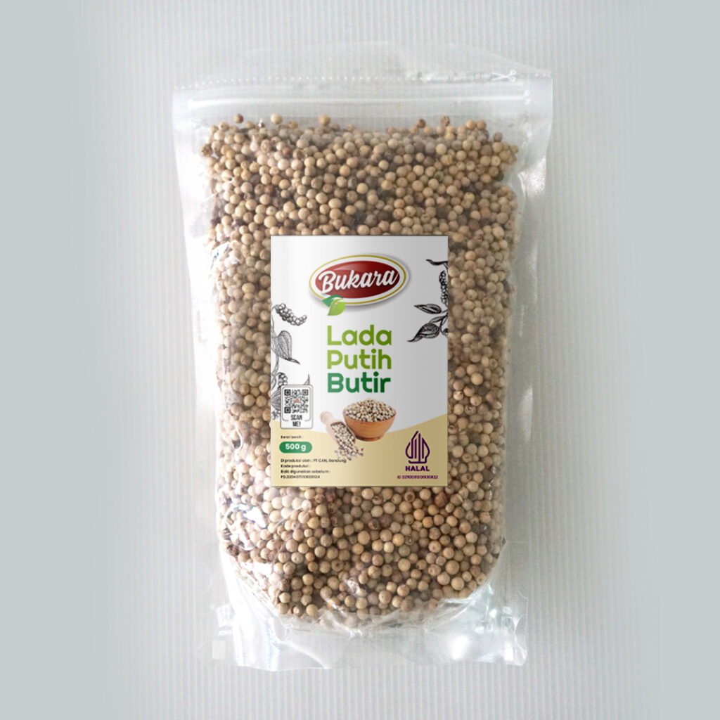 Lada Putih Butir 500gram/ Merica Putih Butir Premium Quality - Bukara ...