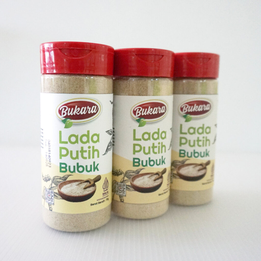 Lada Putih Bubuk 70gram/ Merica Putih Bubuk Premium Quality - Bukara ...